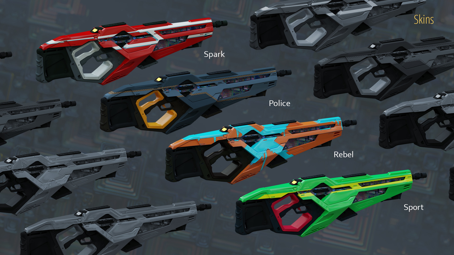 ArtStation - Sci-fi rifle concept