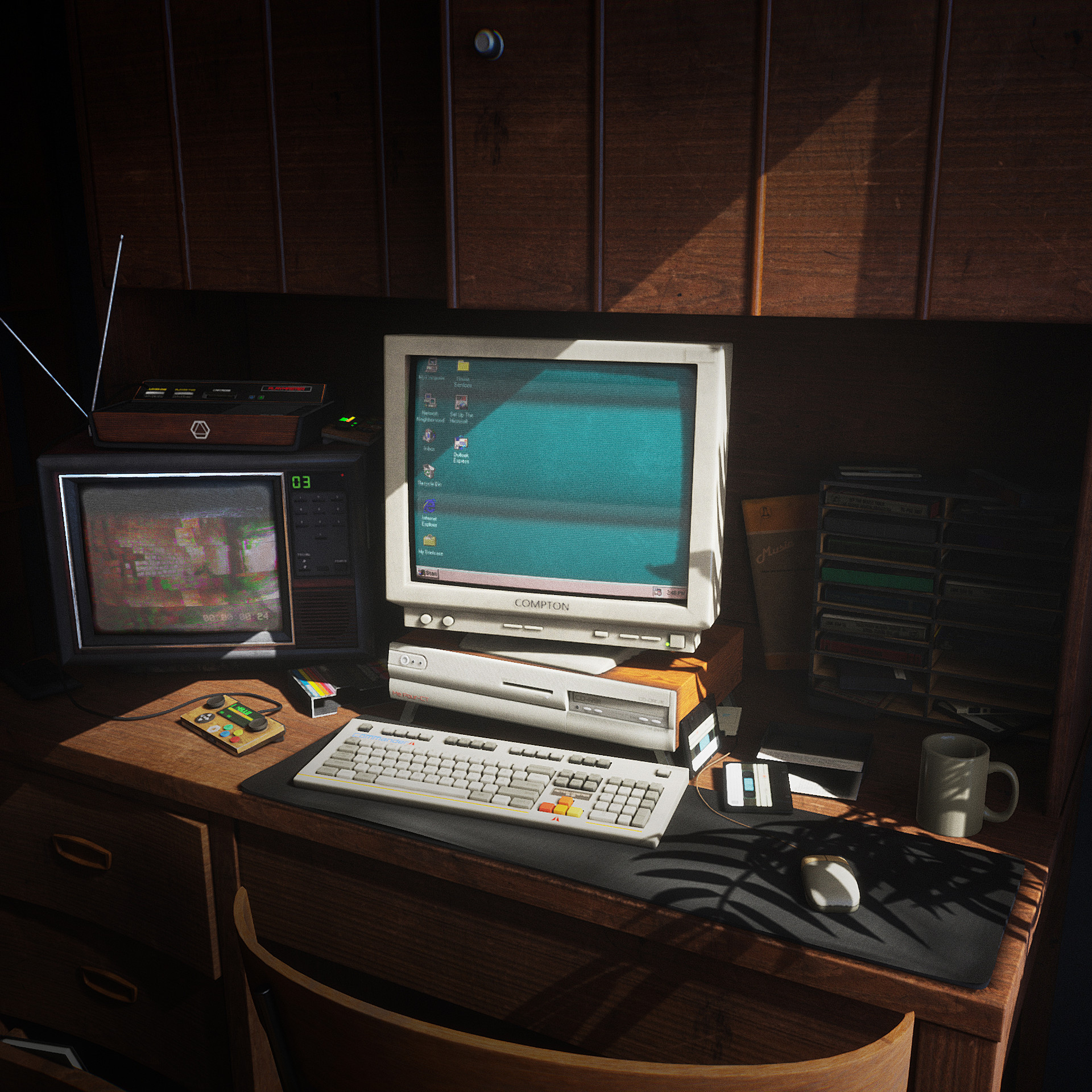 ArtStation - [UE4] Small Retro Scene