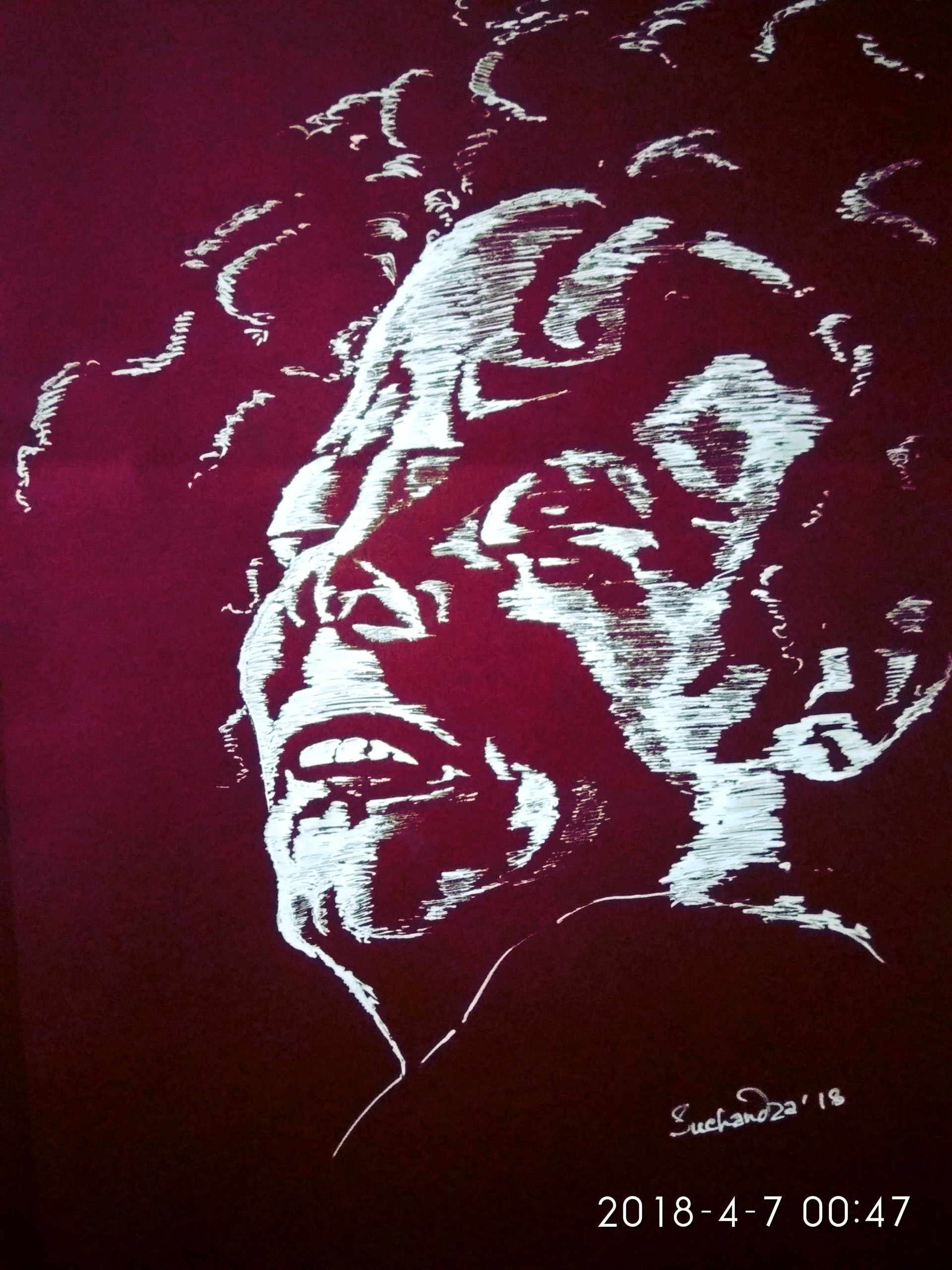 ArtStation - White ink pen