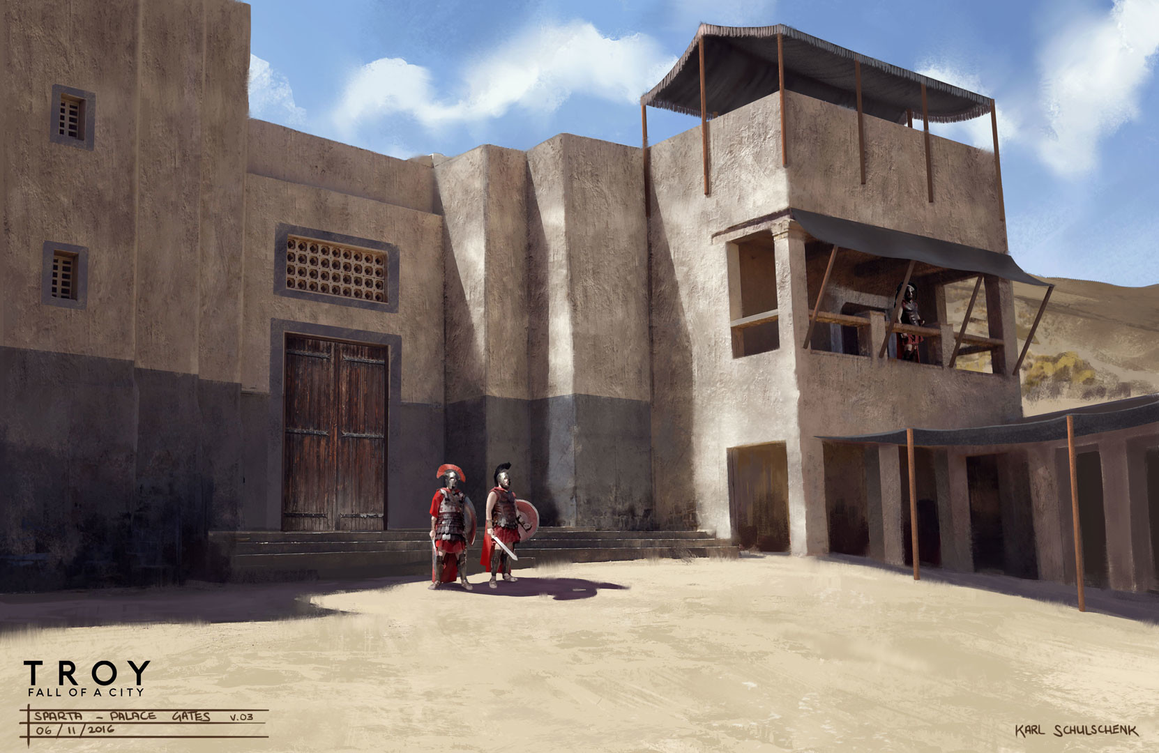 ArtStation - Troy: Fall Of A City