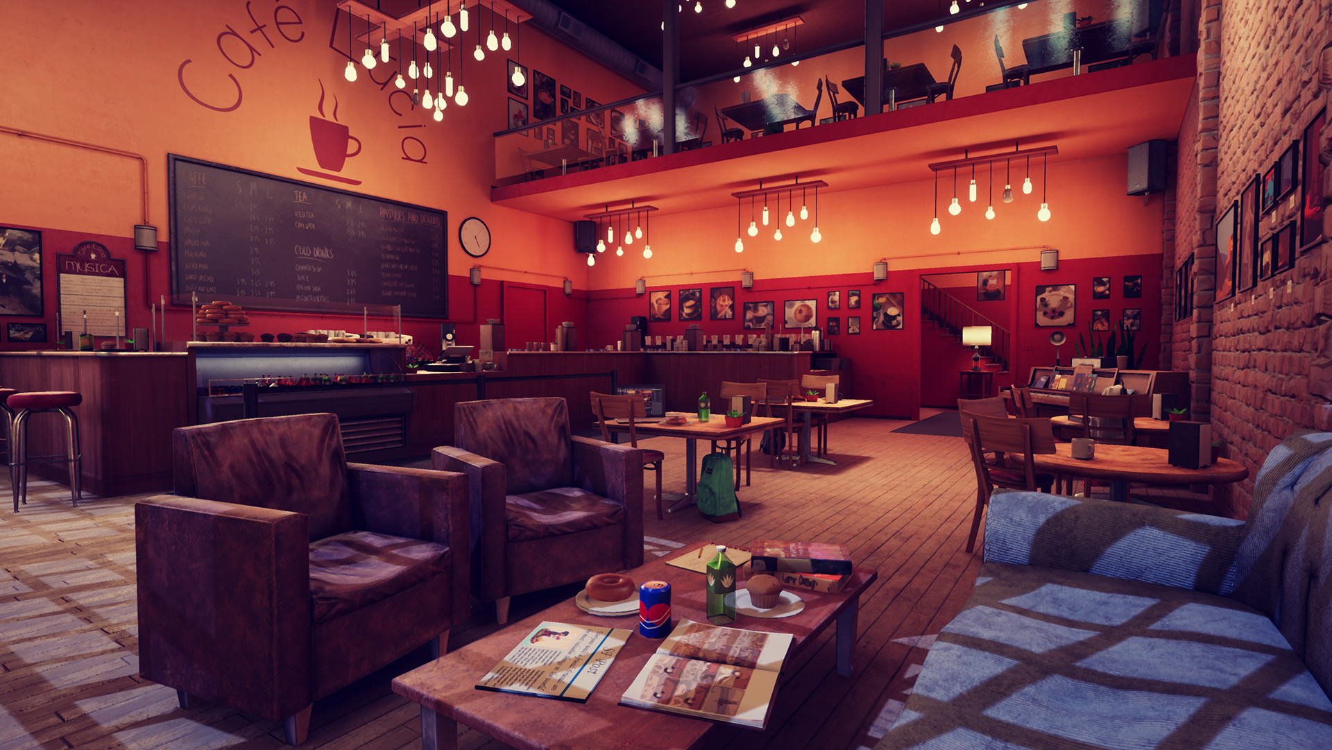 ArtStation - Cafe Lucia