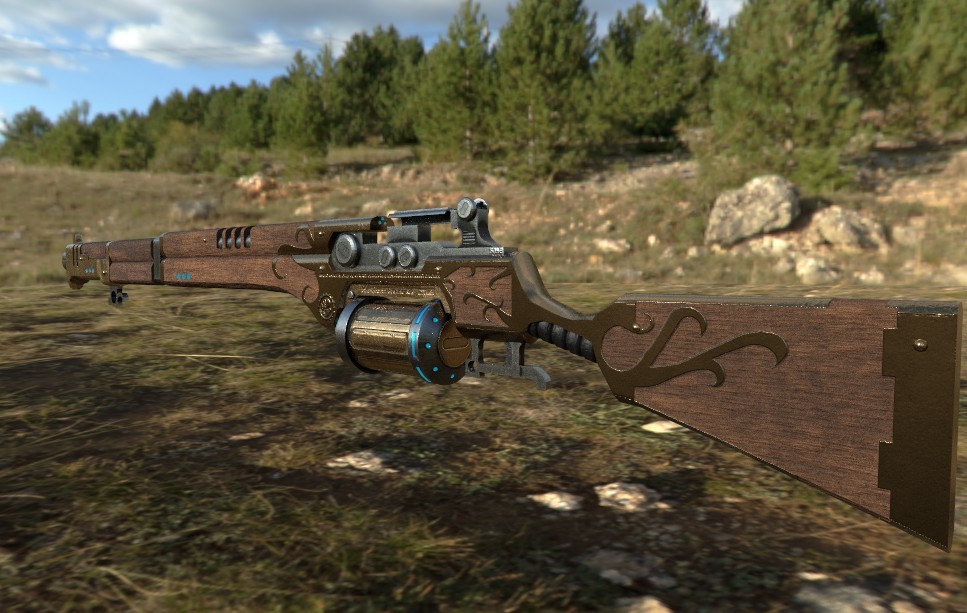 ArtStation - Warhammer 40,000 Galvanic Rifle