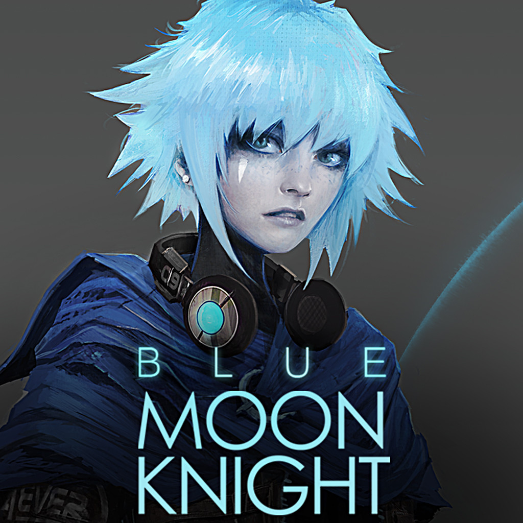 ArtStation - BLUE MOON KNIGHT - Myune - Character Design