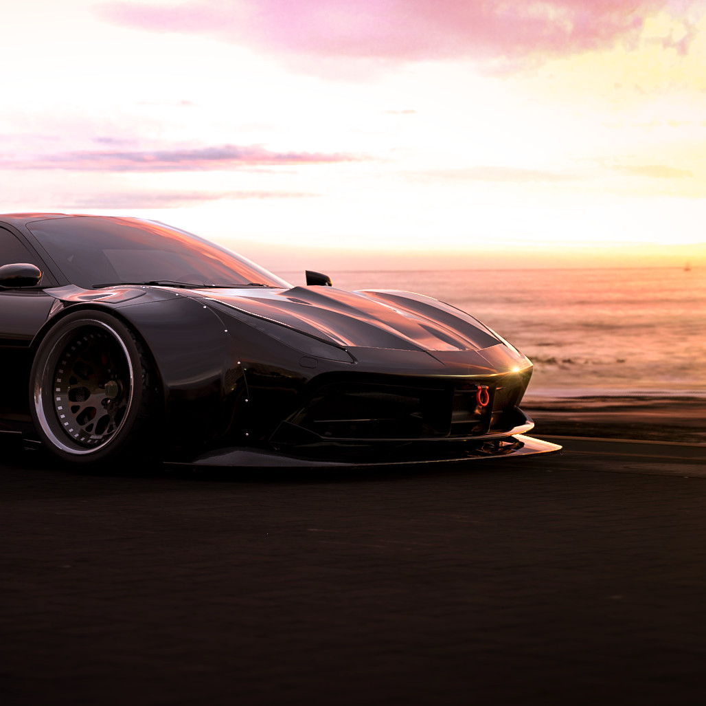 ArtStation - Ferrari 488 Widebody/Stance
