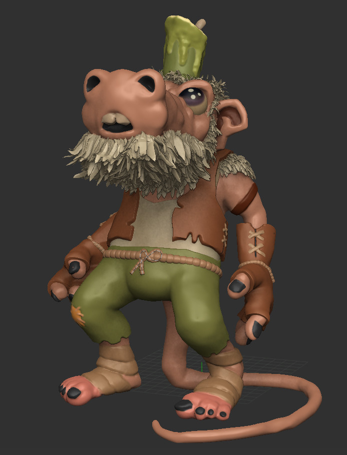 ArtStation - Kobold Librarian - 3D Sculpt