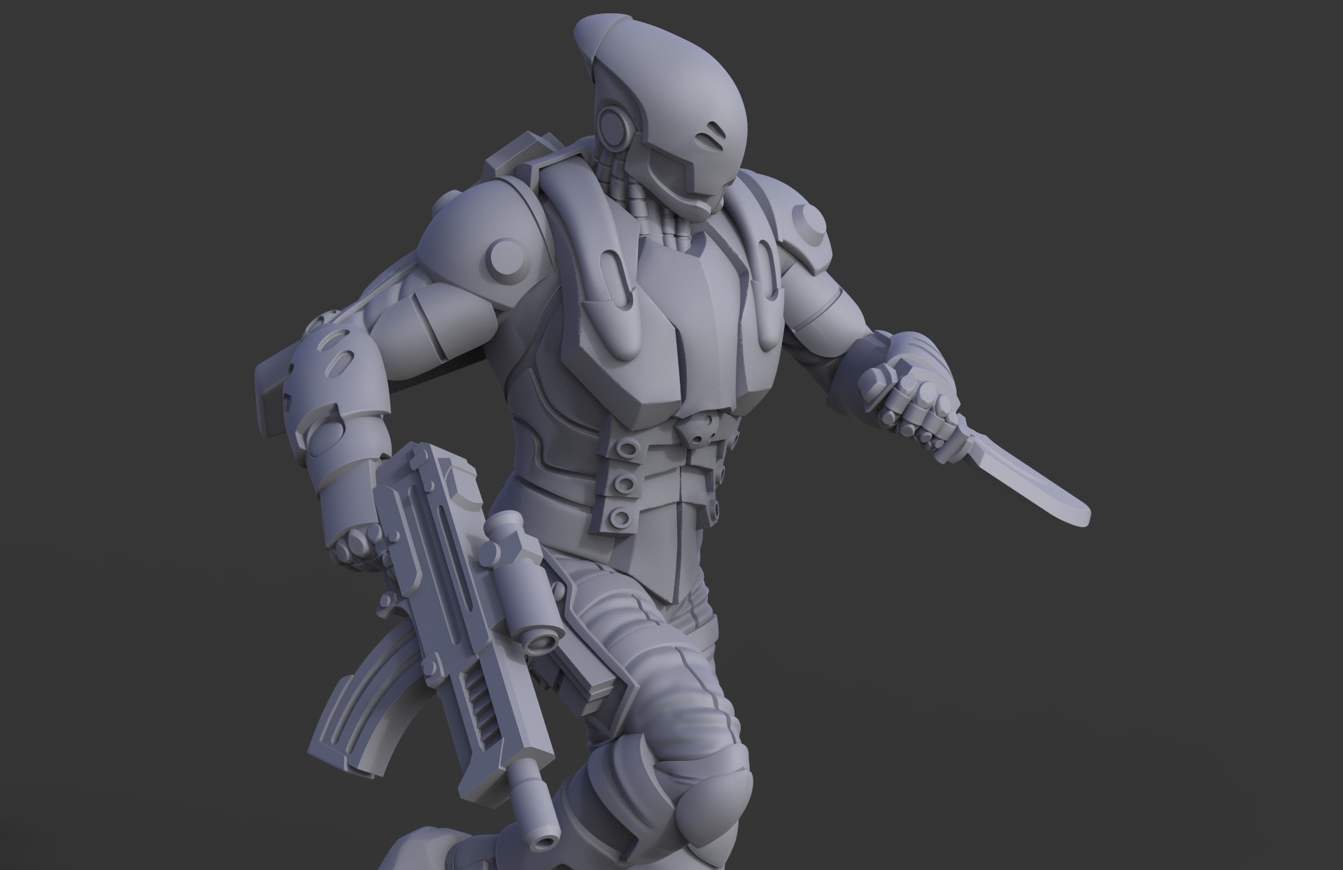 ArtStation - Nomad Soldier - Model for wargaming