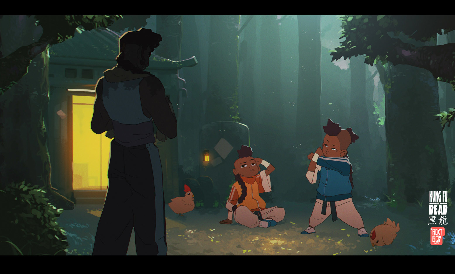 ArtStation - Brothers in the forest.