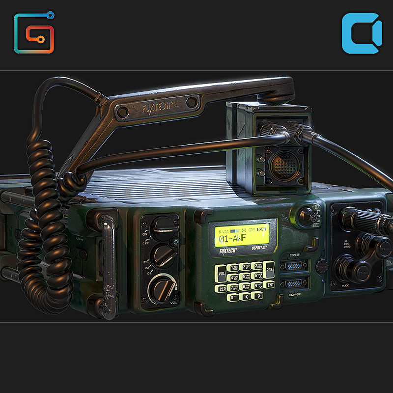 ArtStation - Military Radio Tutorial