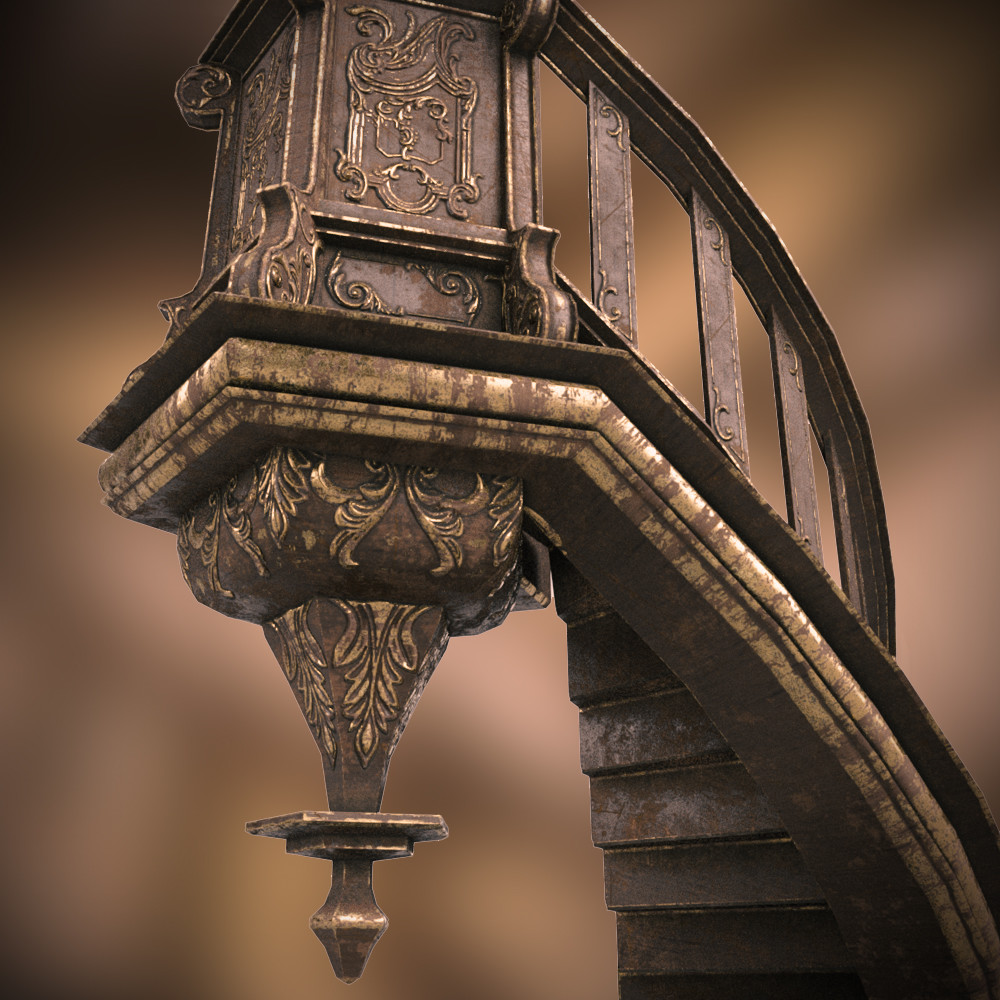 ArtStation - Church Pulpit
