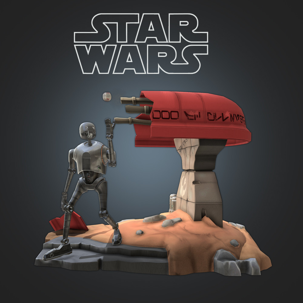 ArtStation - Star Wars Rogue One - K-2S0 Jeddah