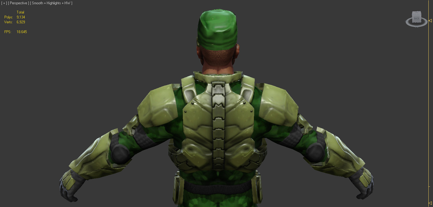 ArtStation - Sgt Johnson from HALO series