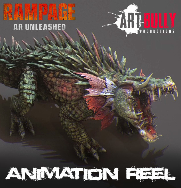 ArtStation - Rampage AR Unleashed - Creature Animation Reel