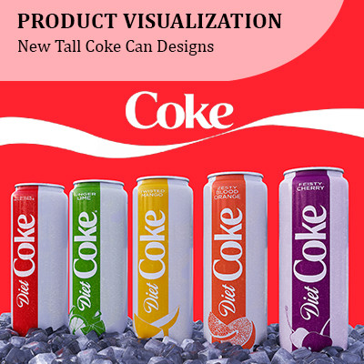 ArtStation - New Coke Design - Product Visualization