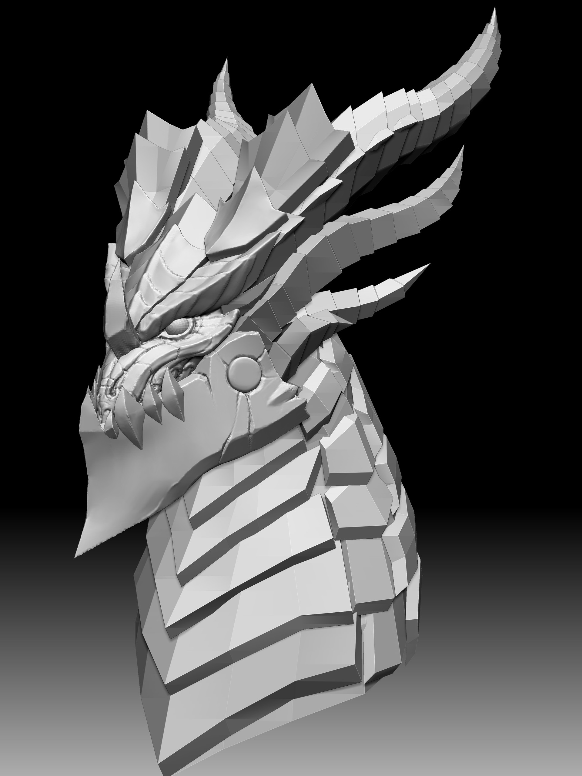 ArtStation - DeathWing Statue (WIP)