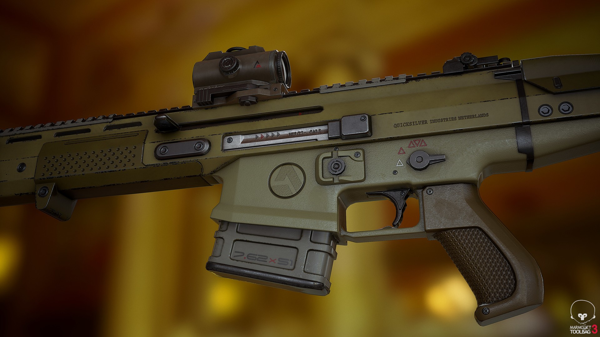 ArtStation - Desert Fox Rifle