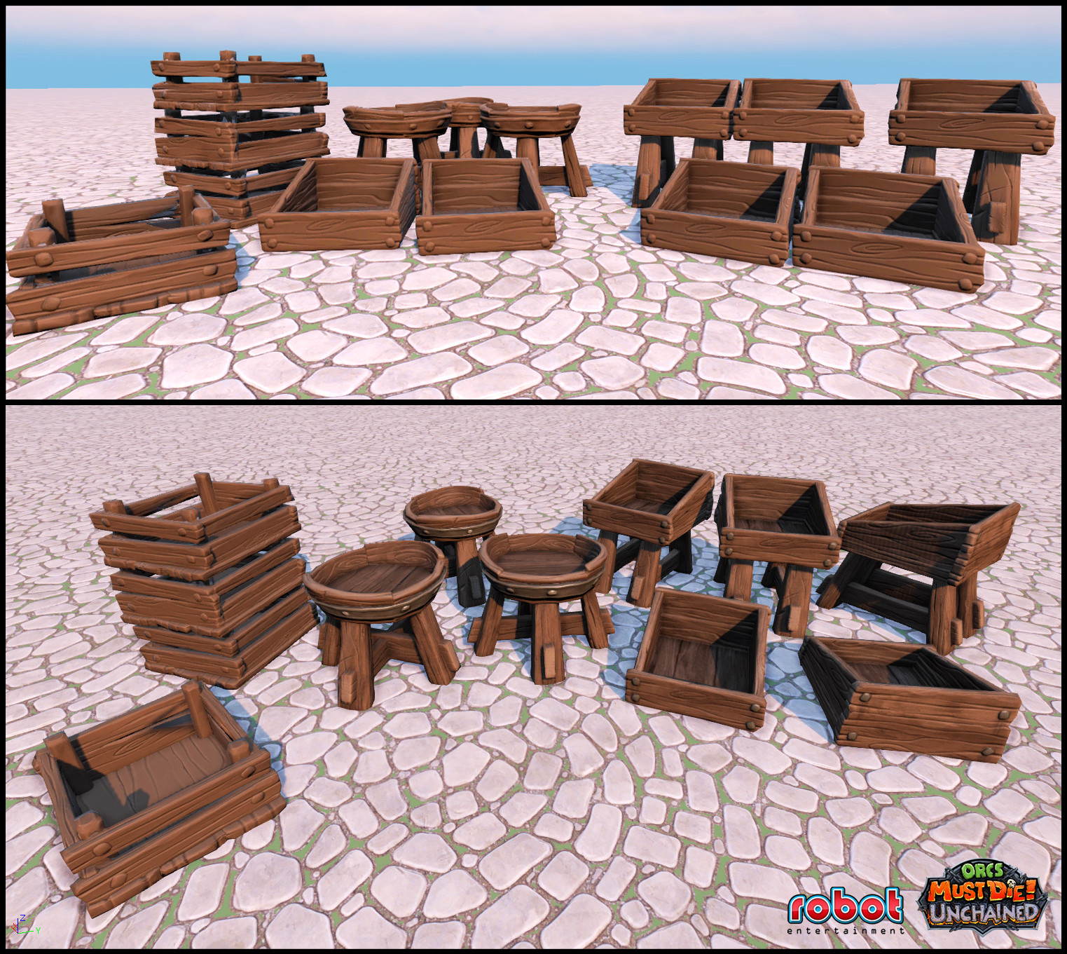 ArtStation - Orcs Must Die UNCHAINED: Order Merchant Tables