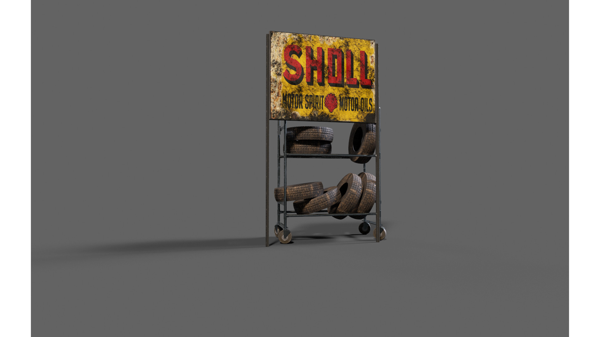 ArtStation - Tire Storage