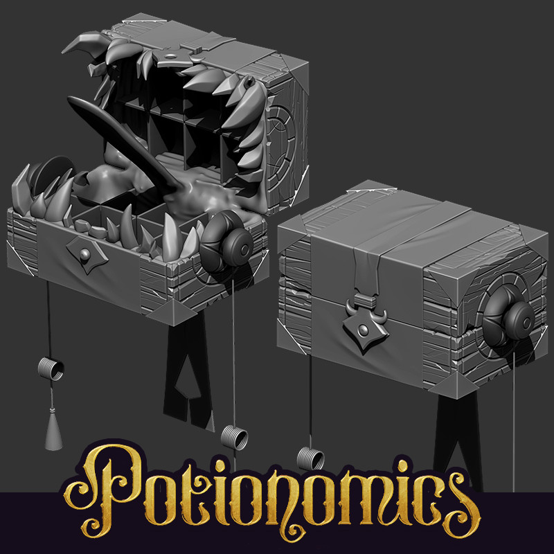 ArtStation - Ingredient Chest - Potionomics