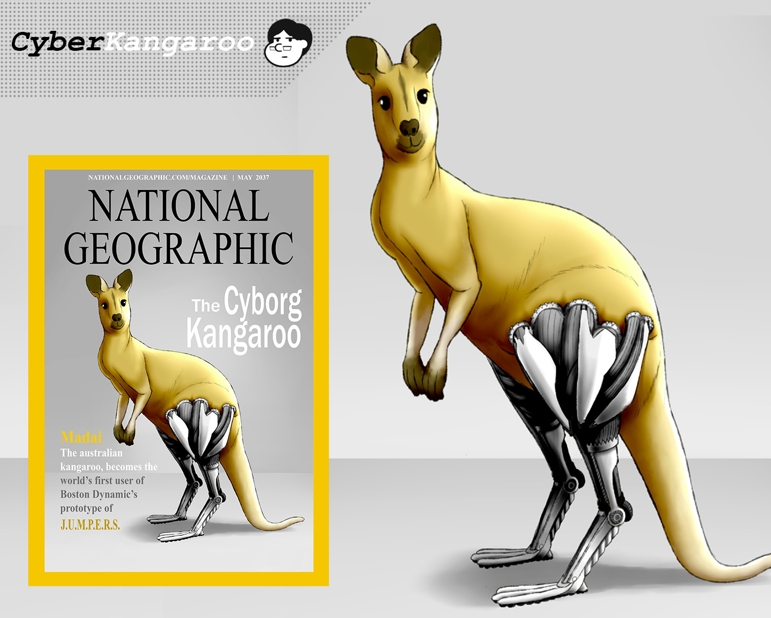 ArtStation - Cyborg Kangaroo