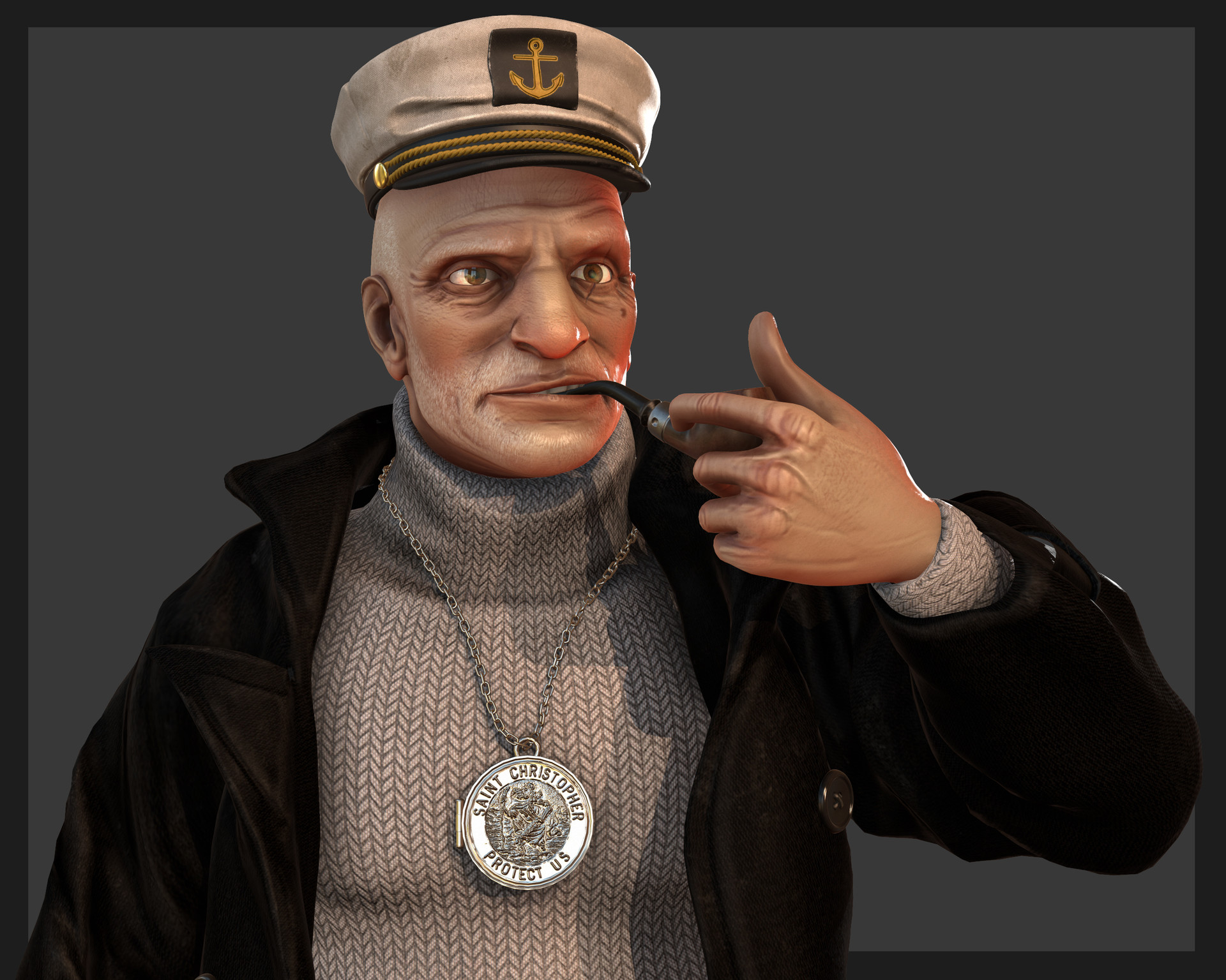 ArtStation - Rugged Sea Captain