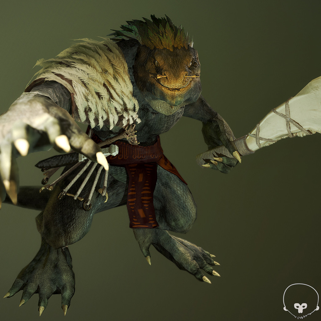 ArtStation - Saurok- the Lizardman