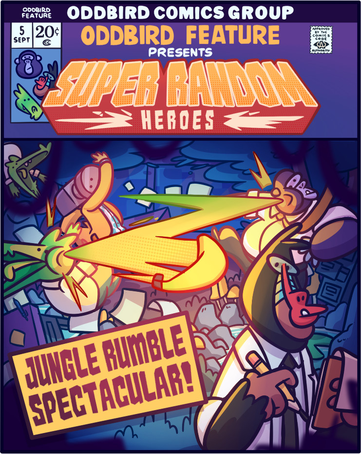 ArtStation - Super Random Heroes - Comic Book