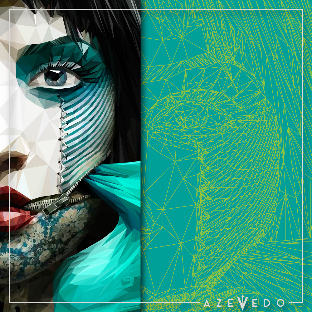 ArtStation - Blue Face - Polyart