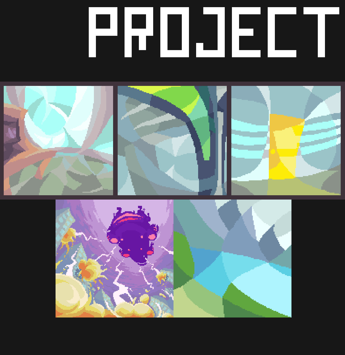 ArtStation - Abstract Art within Pixel Art