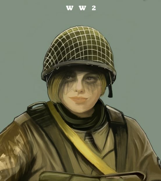 ArtStation - WW2 GIRL