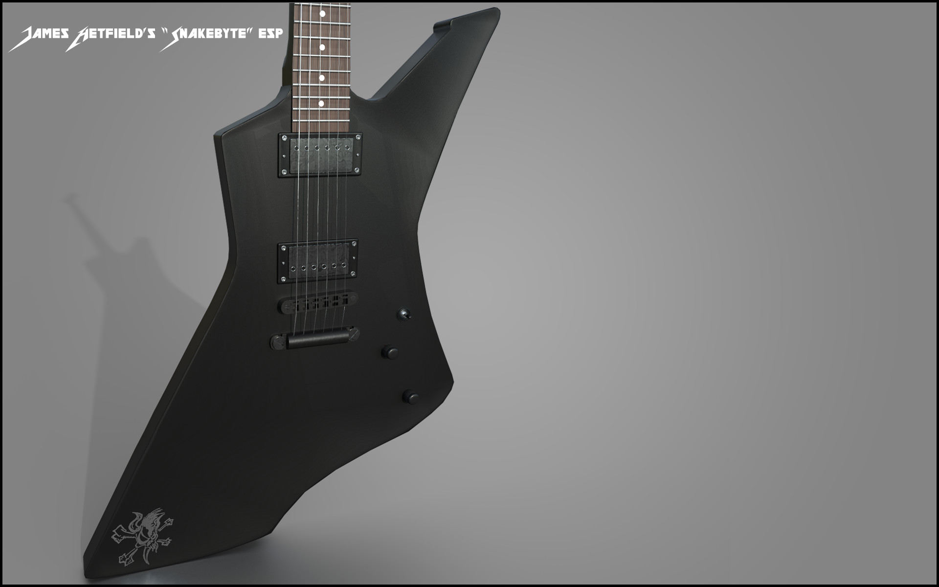 ArtStation - James Hetfield Snakebyte ESP Guitar