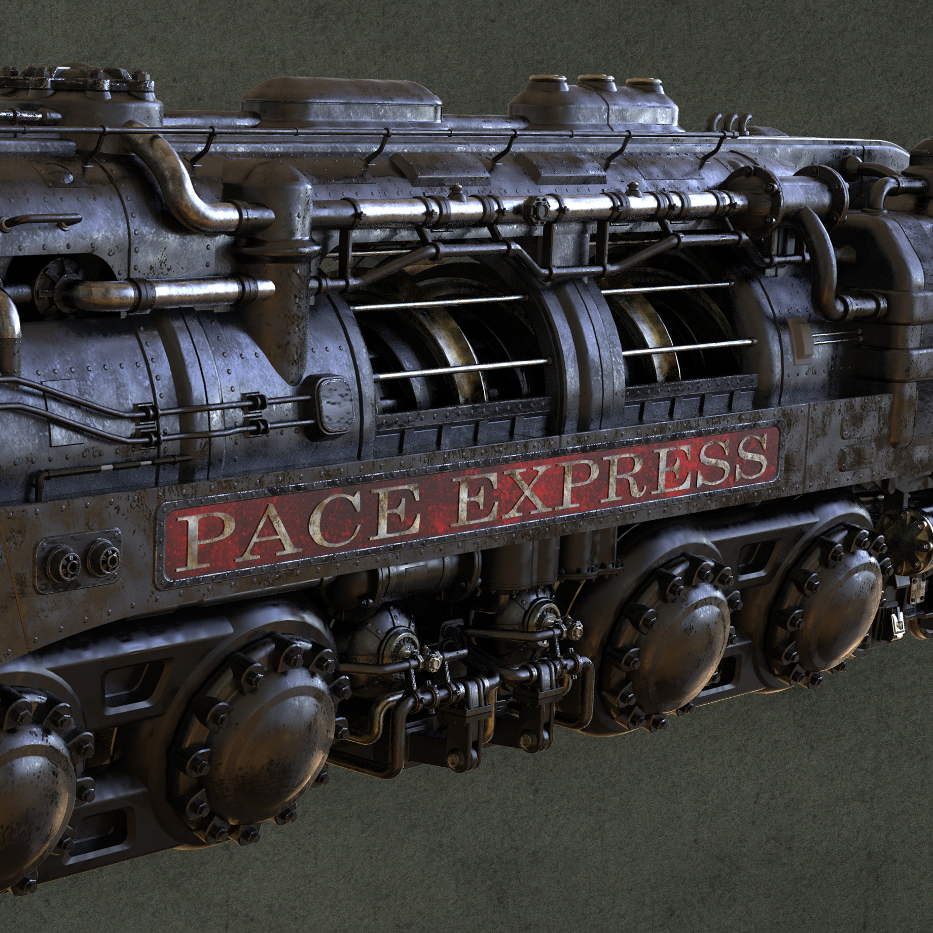 ArtStation - STEAMPUNK TRAIN