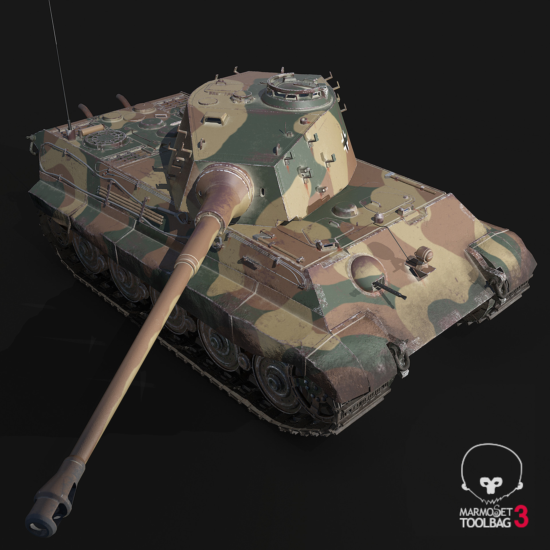 ArtStation - Tiger 2 (Königstiger)