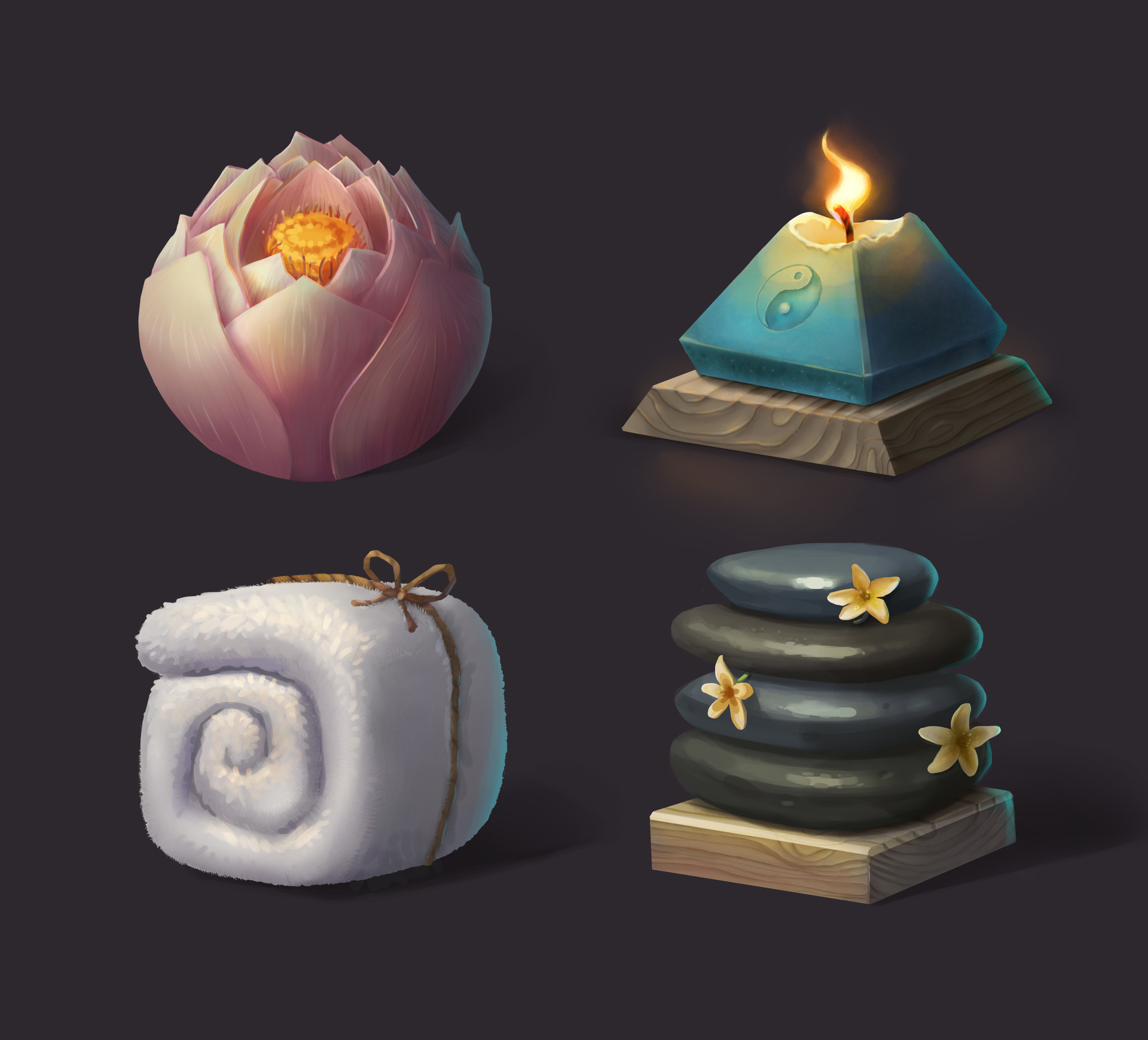 ArtStation - Spa set