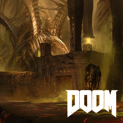 ArtStation - DOOM - Hell Environment