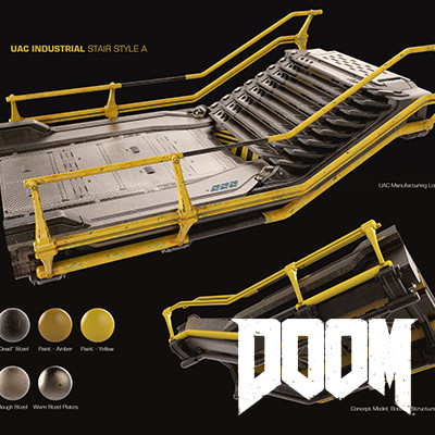 ArtStation - DOOM - UAC Environment Components