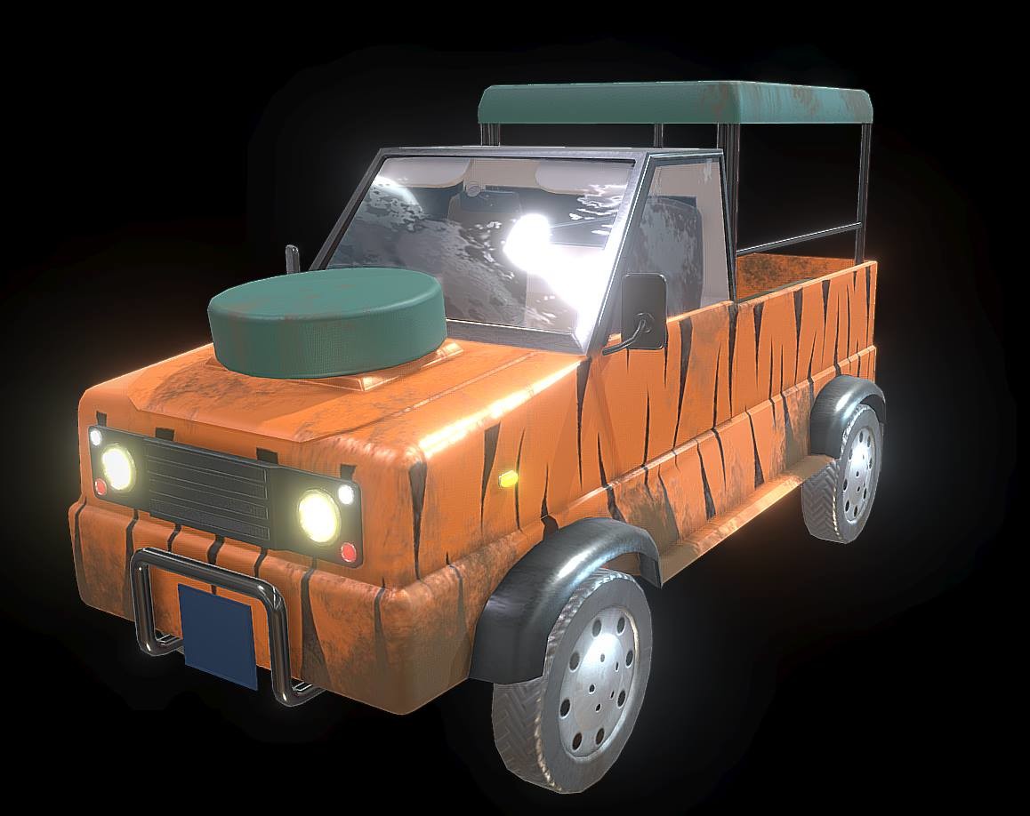 ArtStation - Safari Car