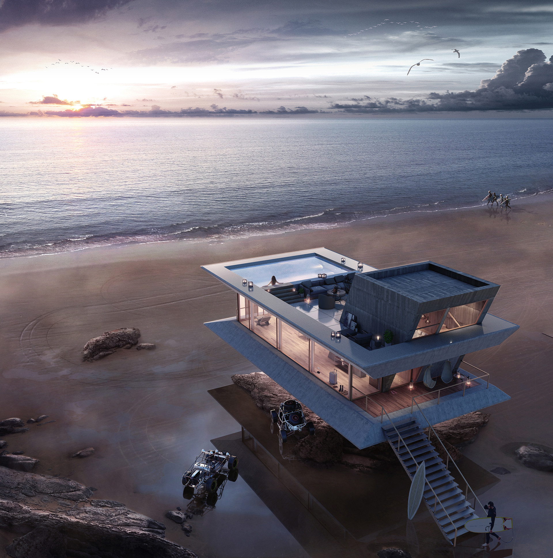 ArtStation - The Beach House