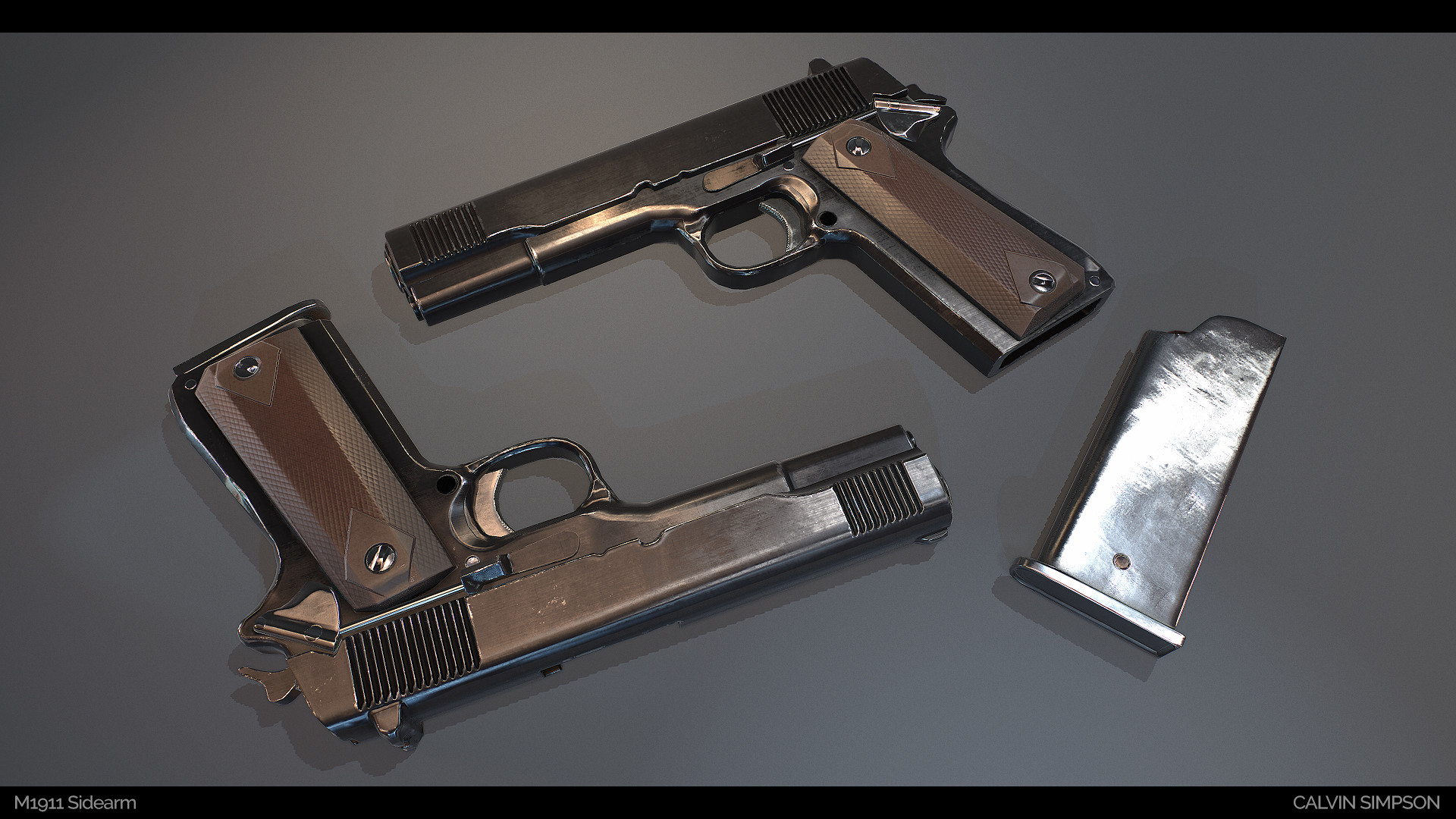 ArtStation - M1911 Sidearm
