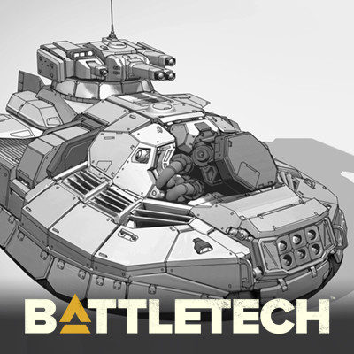 ArtStation - BATTLETECH - Vehicles and turrets