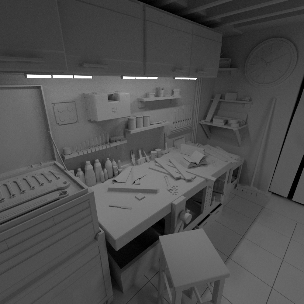 ArtStation - Workshop basement