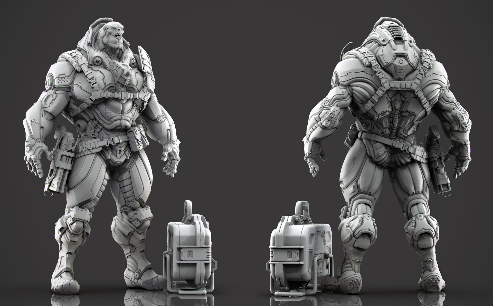 ArtStation - Space ogre