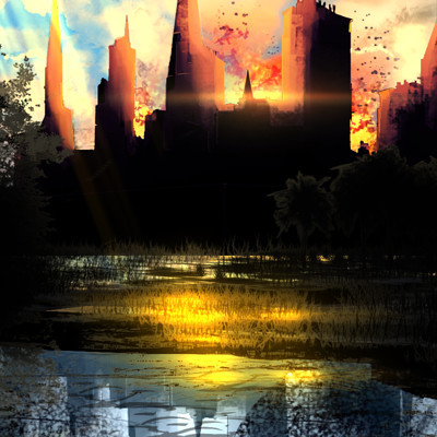 ArtStation - sketch fantasy landscape