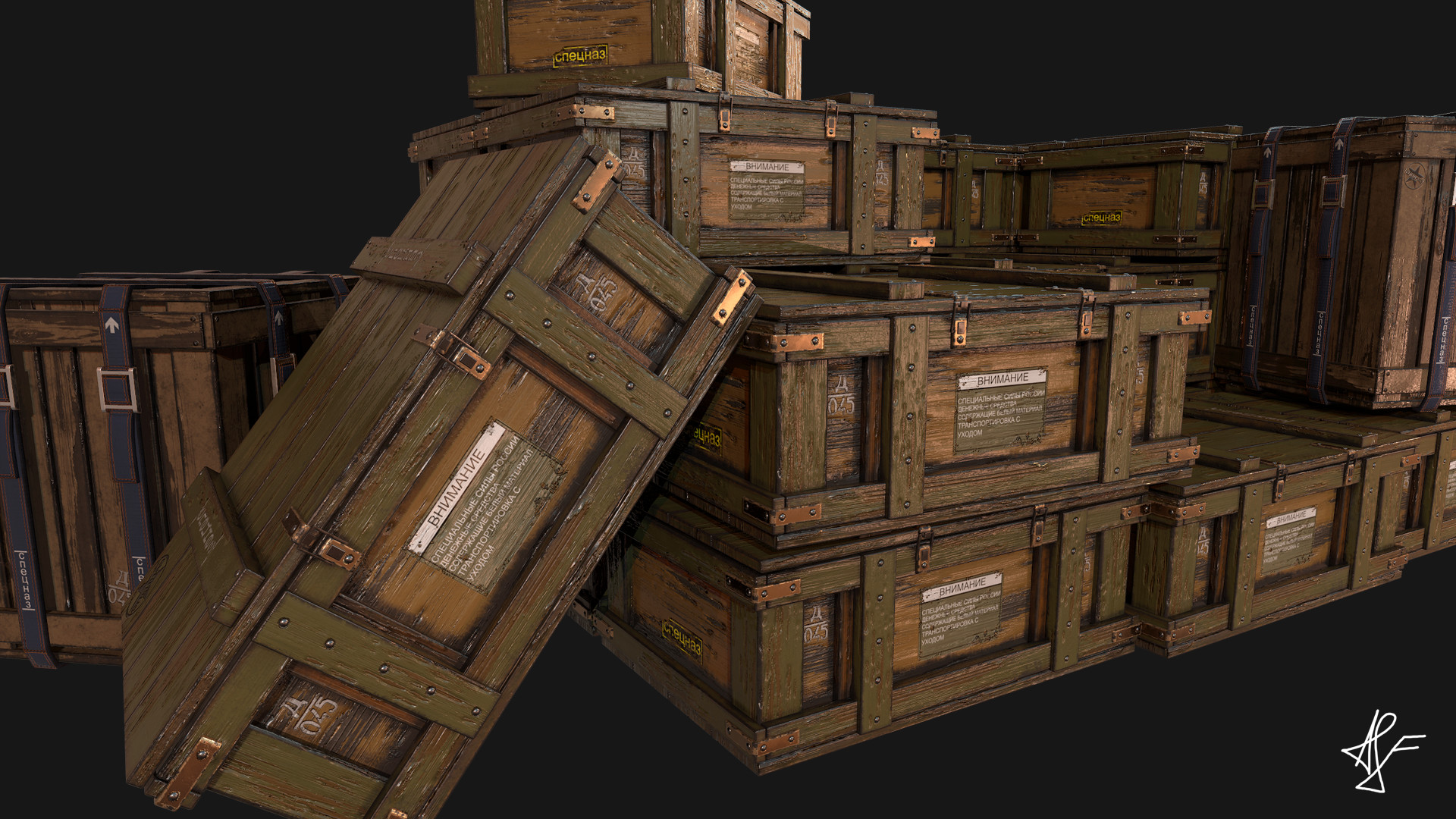 ArtStation - Military Crates