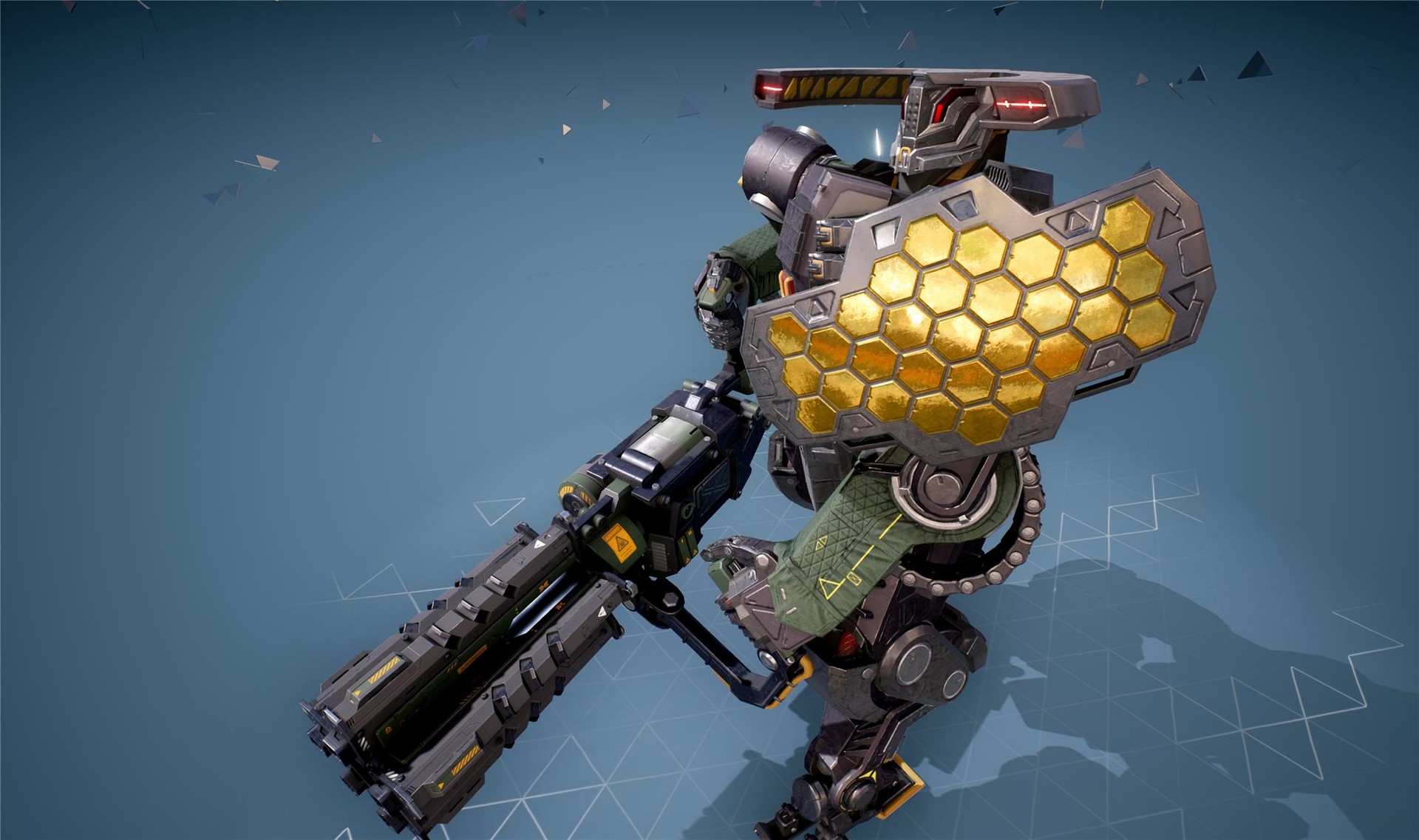 ArtStation - Robot "Guard" and his cannon.