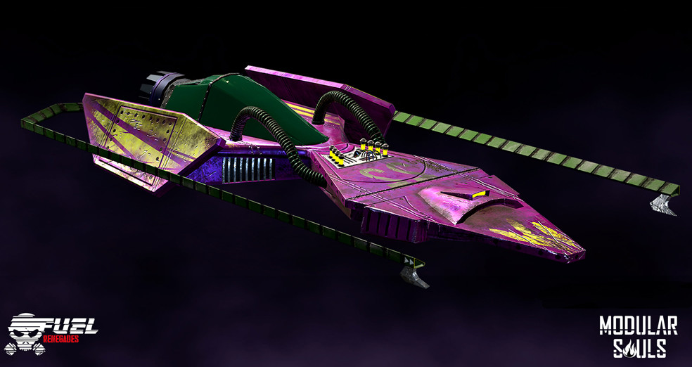 ArtStation - Racing Spaceship