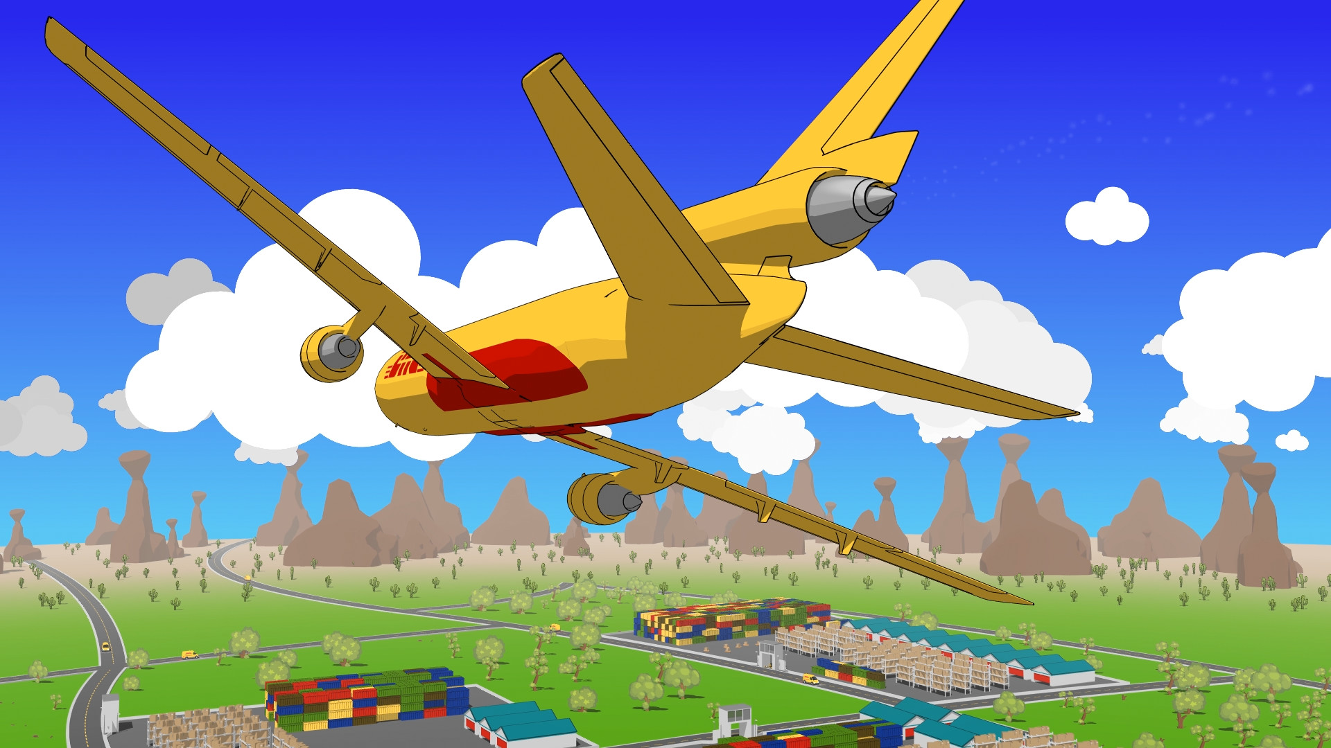 ArtStation - DHL PO Flip Interface Animation