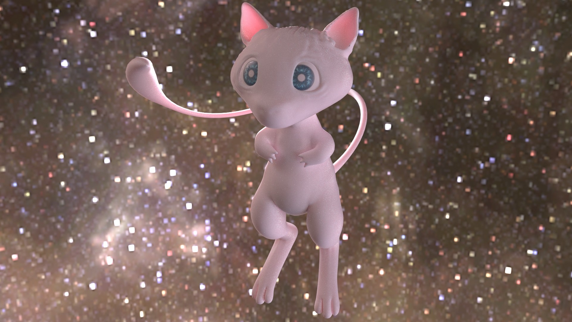 ArtStation - Pokemon Challenge Mew