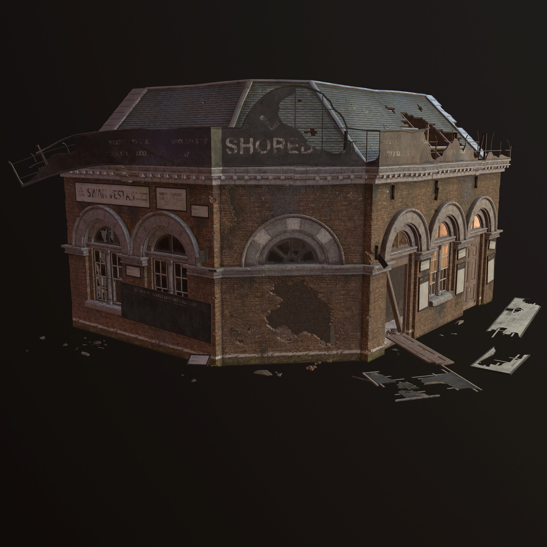 ArtStation - Damaged station，