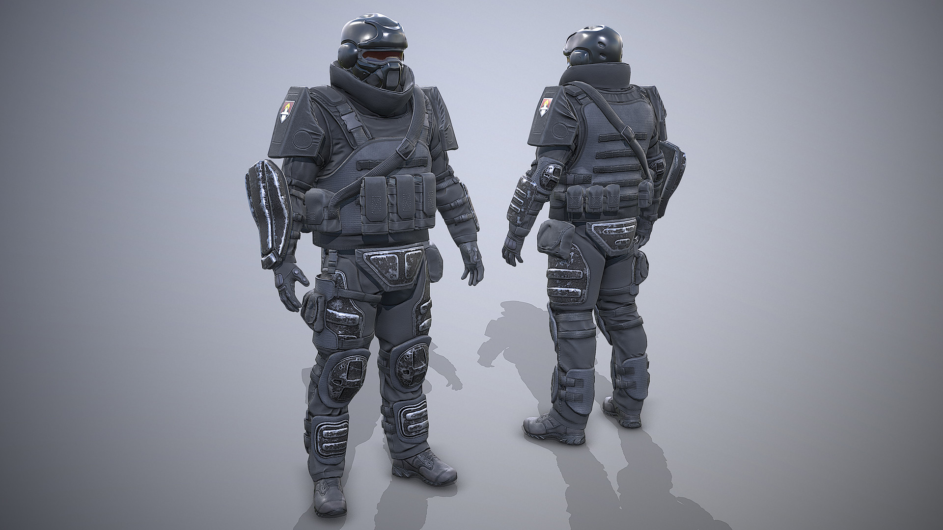 ArtStation - Heavyarmored soldier