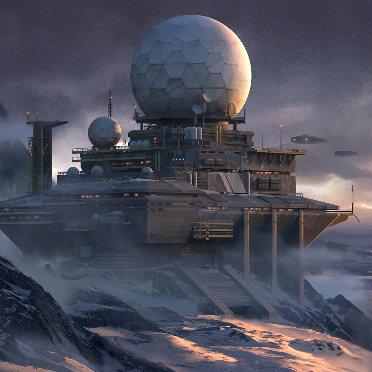 ArtStation - Snow Base